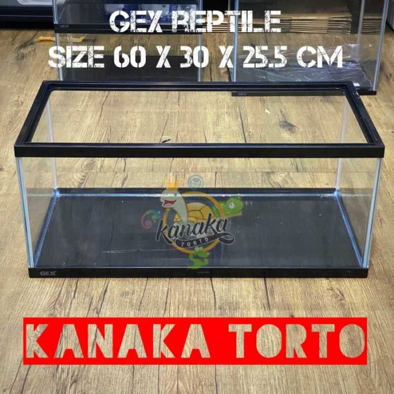 Promo Gex Reptil Aquarium Kandang Kadal Bearded Dragon Kura Air Res Gecko Diskon 13% di Seller ...