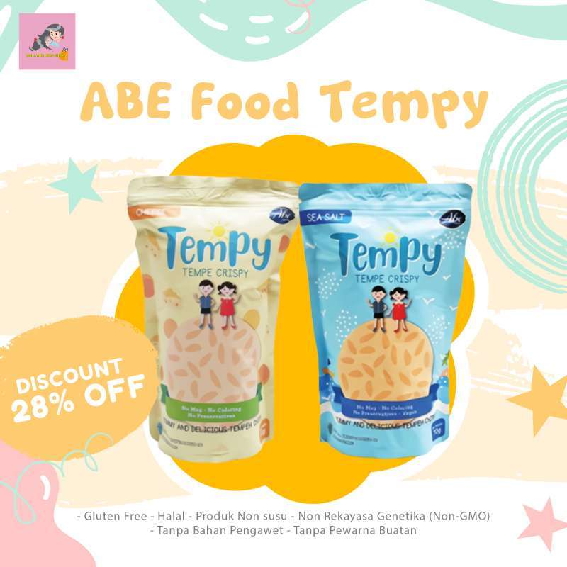 Jual Cemilan Bayi & Anak ABE Food Tempy Aneka Rasa/ HARGA TERMURAH di ...