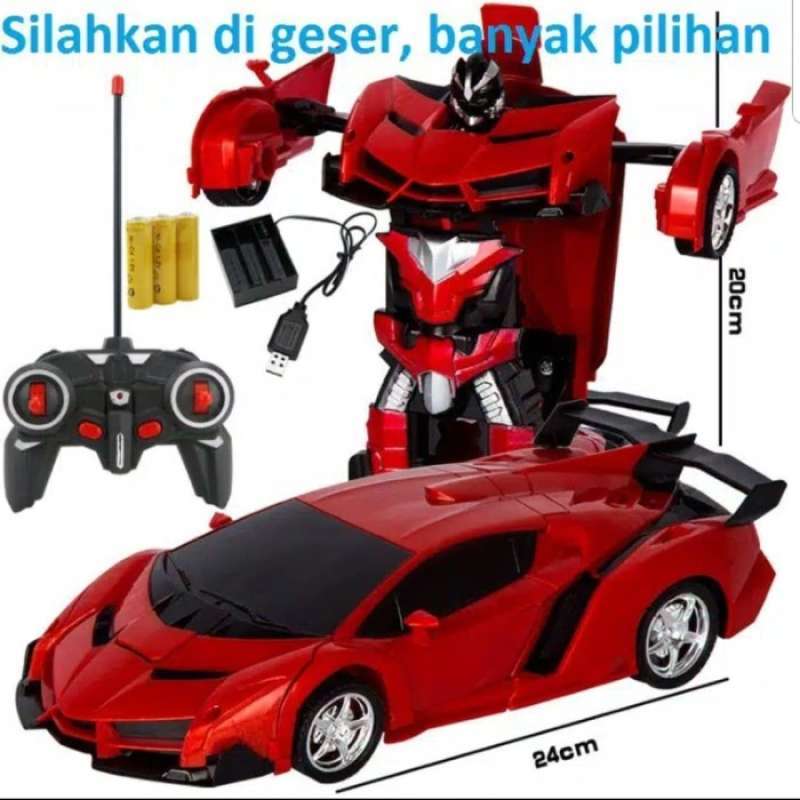 Jual MOBIL REMOT TRANSFORMER AUTOBOTS RC ROBOT RC TRANSFORMER BERUBAH ...