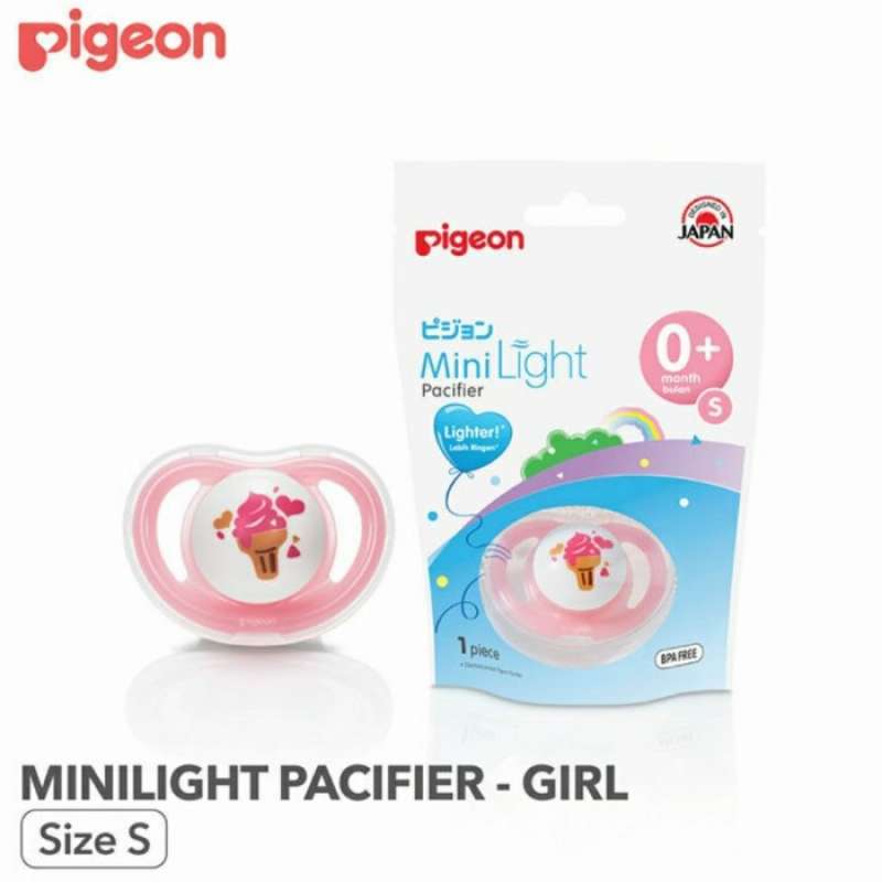 Jual Pigeon MiniLight Pacifier Empeng Silicone Mini Light Soother di ...