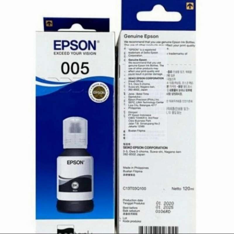 Jual tinta epson 005 black original di Seller HABIBI_JET.COM - Pasar ...