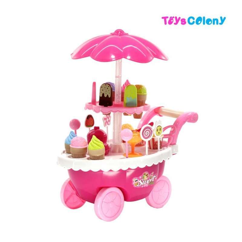 Jual Luxury Candy Cart Ice Cream Play Set Music & Light SG260 di Seller ...