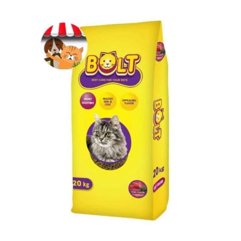 Jual Bolt Cat Food Tuna 20kg bentuk Donat- Bolt Makanan Kucing di ...