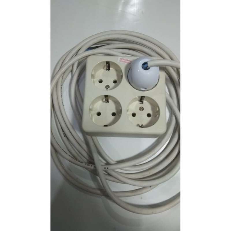 Promo Eterna- Kabel Roll Terminal Kuningan 4 Lubang Kotak 10m Eterna ...