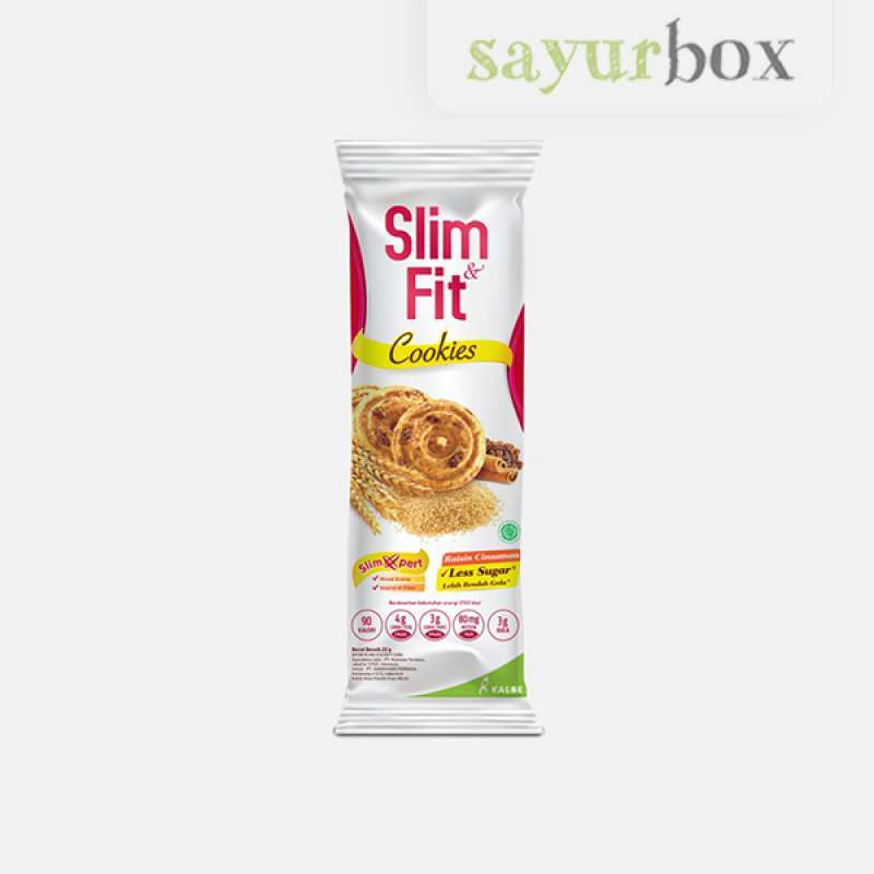 Jual Slim N Fit Cookies Raisin Cinnamon 22 Gram Sayurbox - Jkt Di ...