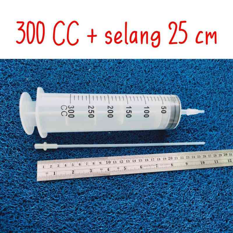 Jual SUNTIKAN ALAT KAWIN SUNTIK INSEMINASI BUATAN HEWAN SYRINGE LARGE 300ML CC spuit syringe ...