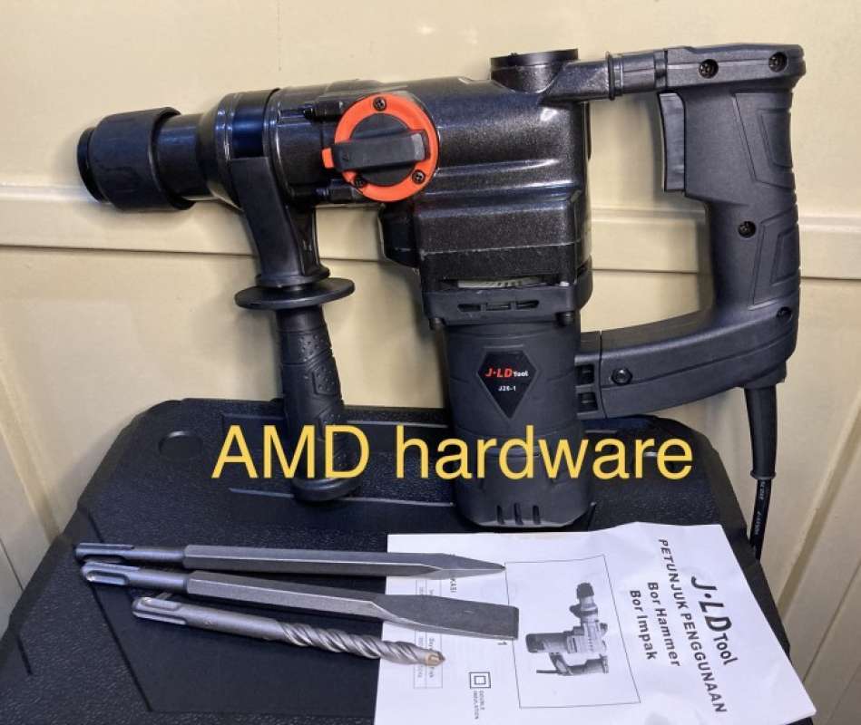 Promo MESIN ROTARY HAMMER BOR BOBOK BETON TEMBOK 5kg JLD J26-1 (bosch ...