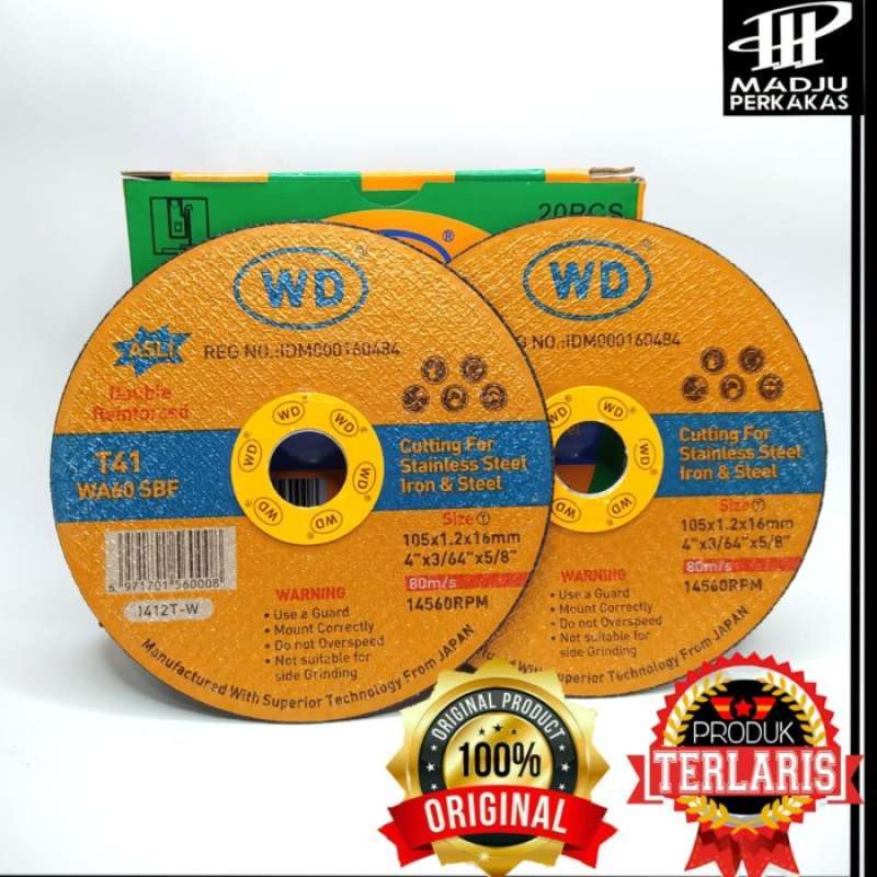 Promo Wd Cutting Wheel 4 Inch Batu Potong Gerinda Tajam Diskon 37% Di ...