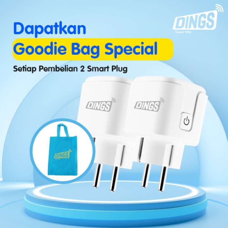 Promo Promo Dings Smart Plug Wifi - Colokan Listrik Pintar Smart Home ...