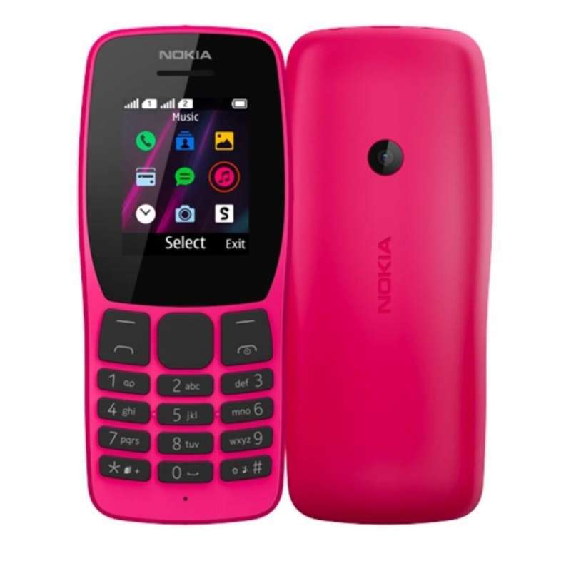 Jual Nokia 110 2019 Dual Sim Handphone Jadul - Pink - Hitam Di Seller ...