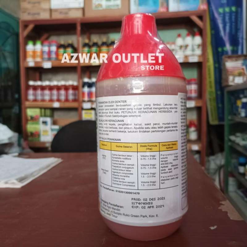 Jual Racun Rumput Sistemik | Herbisida Ghilas 480sl Racun Tanaman Liar ...