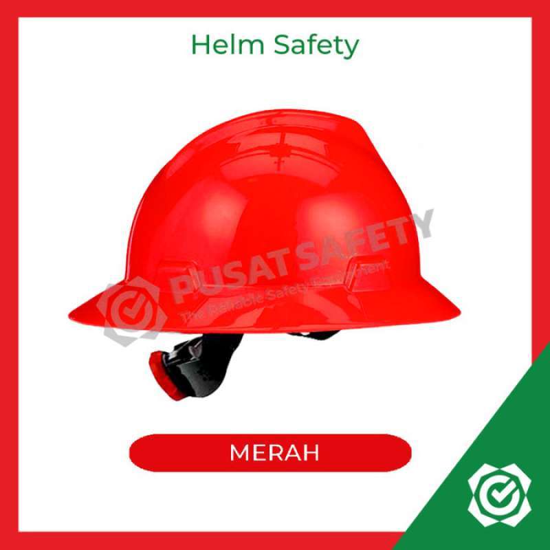 Promo Helm Proyek Kerja Safety MSA V-Gard Fullbrim Lokal With Fastrack ...