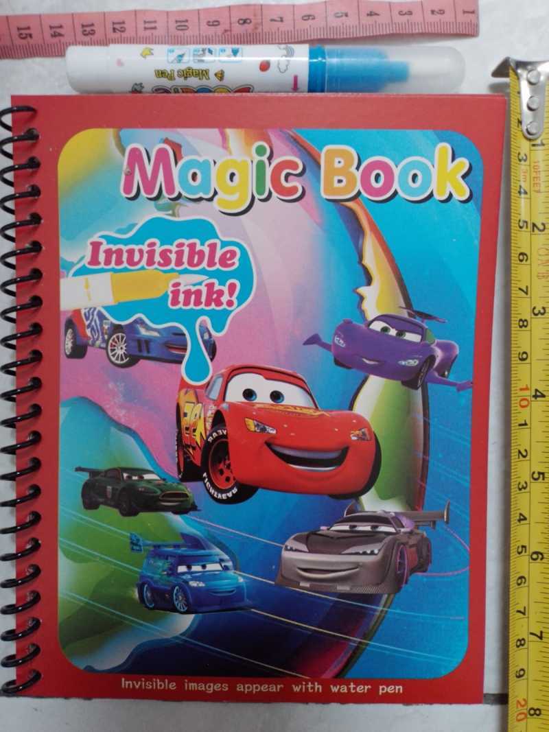 Jual Magic Water Book Magic Book Invisible Ink Buku Gambar Mewarnai ...