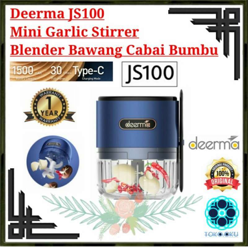 Jual Deerma JS100 Mini Blender Garlic Stirrer blender dapur bumbu bawang di Seller CobanBaith ...