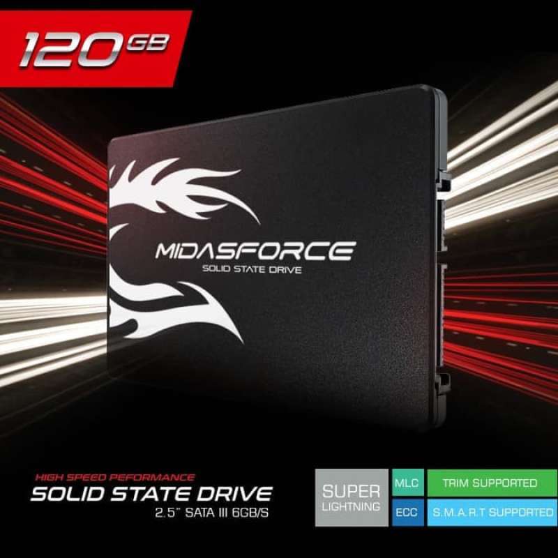 Jual SSD MIDAS FORCE 120GB SATA III SUPER LIGHTNING di Seller Persada ...