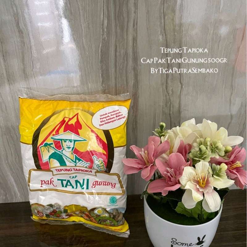 Jual Tepung Tapioka Cap Pak Tani 500 gram di Seller Tigaputrasembako ...