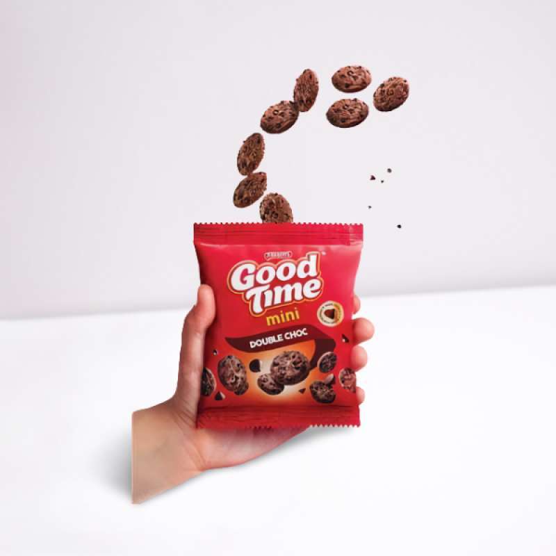 Jual Snack Cookies Good Time Mini Double Choc Arnotts( 1 Box Isi 12 Pcs ...