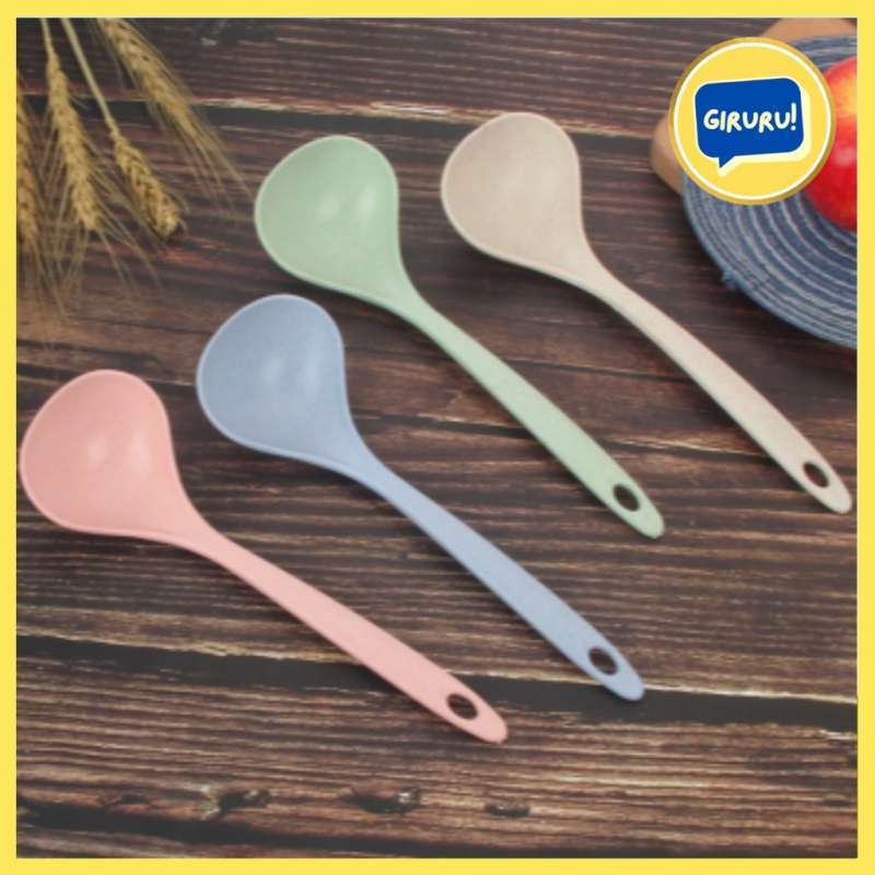 Jual Sendok Kuah Sayur Jerami Premium Value / Spatula Centong Sayur ...