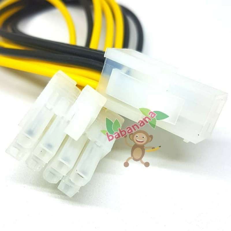 Promo Kabel Power Atx 4 Pin Female To 8 Pin Male Motherboard Cpu Diskon ...