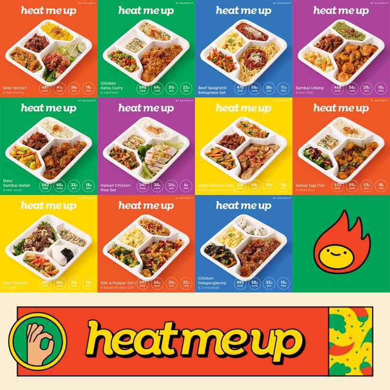 Jual Heat Me Up Ready To Eat | Healthy Frozen Bento Meal Set Di Seller ...