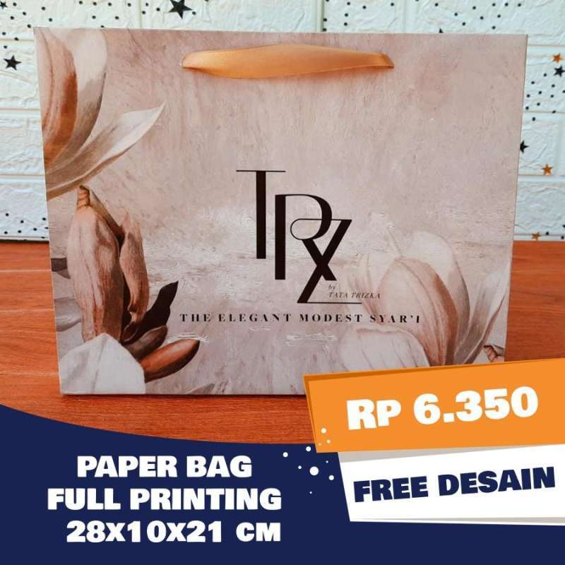 Jual Paper Bag Tas Kertas Ivory Sablon Souvenir Kado Wedding Olshop ...