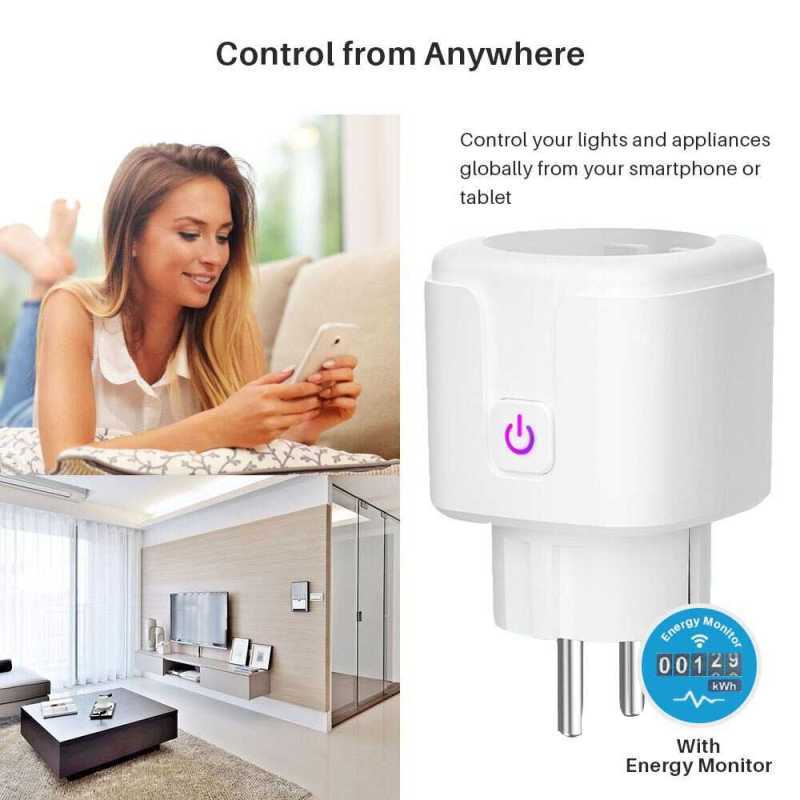 Jual Stop Kontak Smart WiFi EU Plug 16A di Seller lengkapedia - Kramat, Kota Jakarta Pusat | Blibli