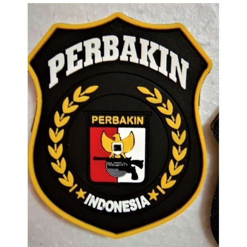 Jual Patch emblem Rubber Karet Velcro logo perbakin Army Murah di ...
