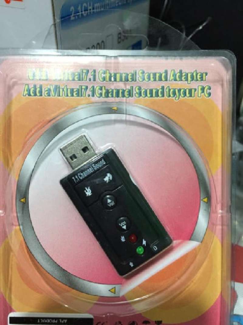 Jual USB Sound Card 7.1 Channel 3D For Win XP/7/8/Linux/Mac OS External ...