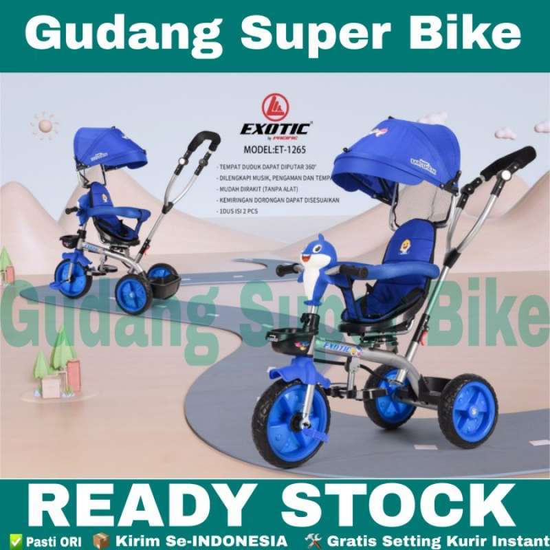 Promo Gratis Ongkir Sepeda Roda Tiga Exotic Et1265 Tricycle Anak Model ...