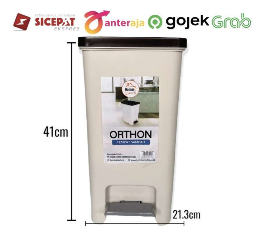Promo [md] Tempat Sampah Injak 20 Liter/ Tong Sampah Injak Plastik 20 ...