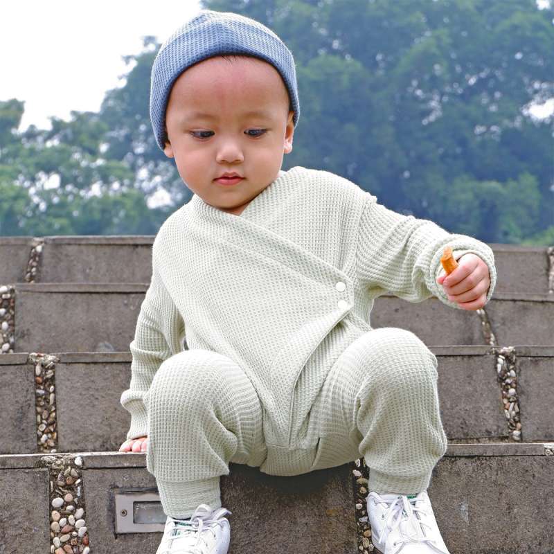 Jual Sweet Suit - Kimono Jumper Unisex Usia 3 - 24 Bulan - Sage Green ...