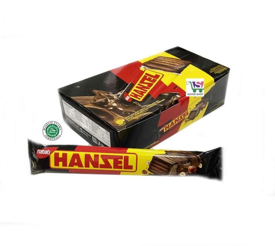 Promo HANSEL Nabati Wafer Hazelnut Hansel (isi 12 pcs) Diskon 4% di ...