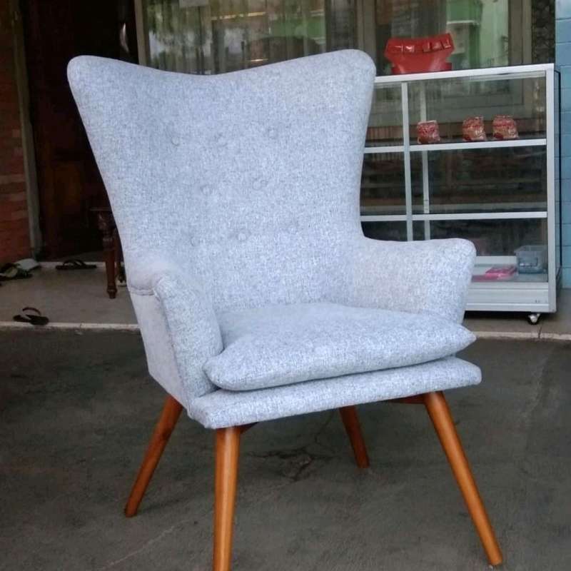 Jual Kursi Santai Scandinavian / Kursi Sofa Baca Minimalis Retro ...
