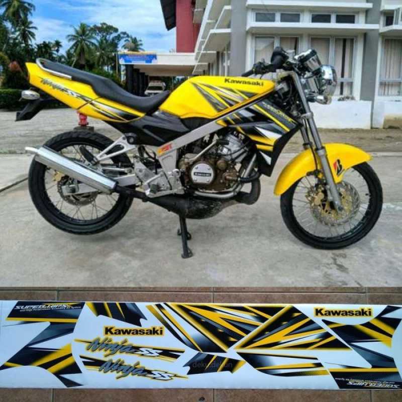 Jual Striping Sticker Stiker Ninja Ss Kuning Fullset Original 100% Di ...