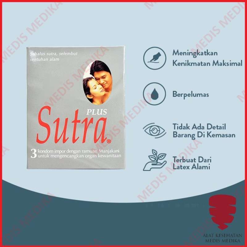Jual Sutra Plus Isi 3 Kondom Alat Kontrasepsi Kb Kesehatan Pria Wanita ...
