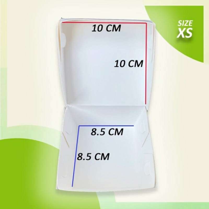 Jual PAPER LUNCH BOX XS TAKE AWAY BOX TEMPAT WADAH KOTAK MAKAN KERTAS ...