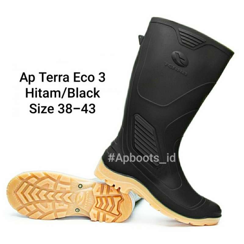 Jual SEPATU BOOTS AP TERRA ECO 3 HITAM ORIGINAL - Sepatu work and ...