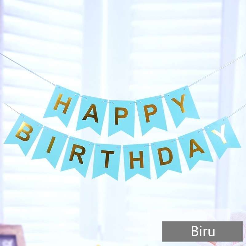 Jual Alimama - BANNER ULTAH SEGILIMA - Flag Tulisan Ulang Tahun Anak ...