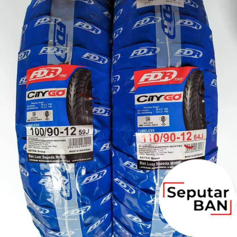 Promo Sepasang Ban Motor New Scoopy - Yamaha Freego // Fdr City Go Ring ...