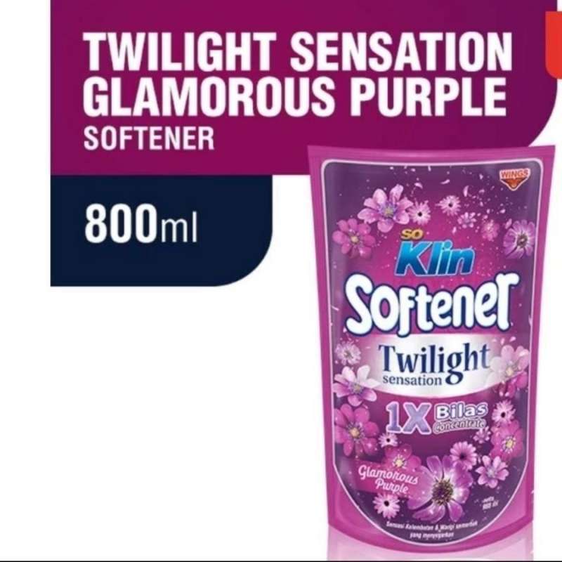 Jual So Klin Twilight Sensation Glamorous Purple Softener 800 ml di ...