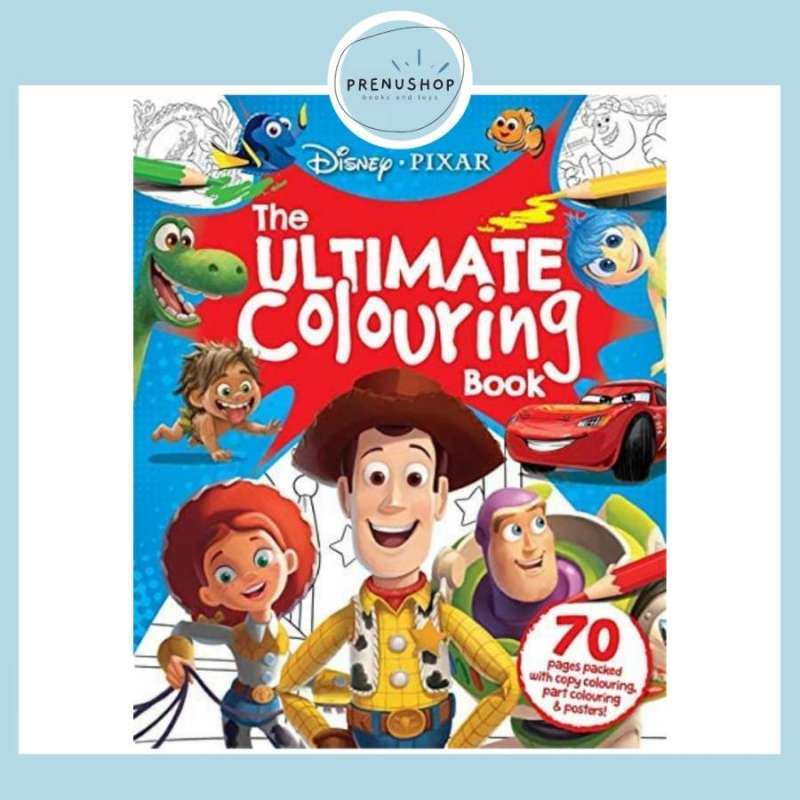 Jual The Ultimate Colouring Book: Pixar Mixed / Buku Mewarnai di Seller ...