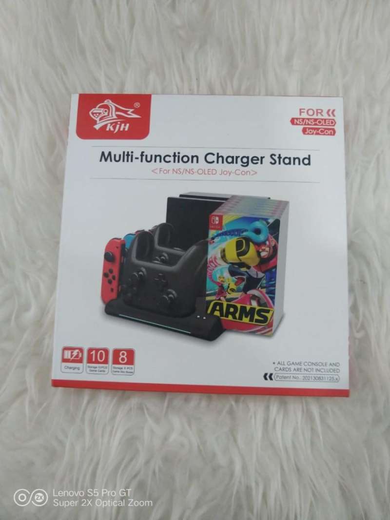 Jual Kjh Multifunction Charger Stand Ns Nintendo Switch Oled V2 Kjh-ns ...