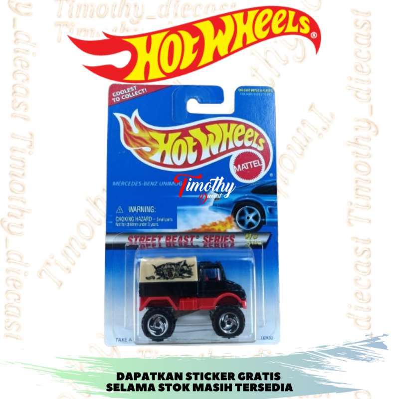 Jual Hot Wheels Mercedez Benz Unimog Hitam Box Tanpo Tiger Edisi ...