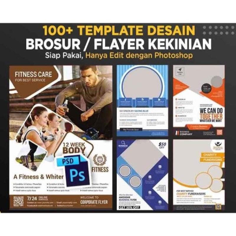 Jual Template Desain Brosur Flyer 100 Lebih File di Seller Rihils ...