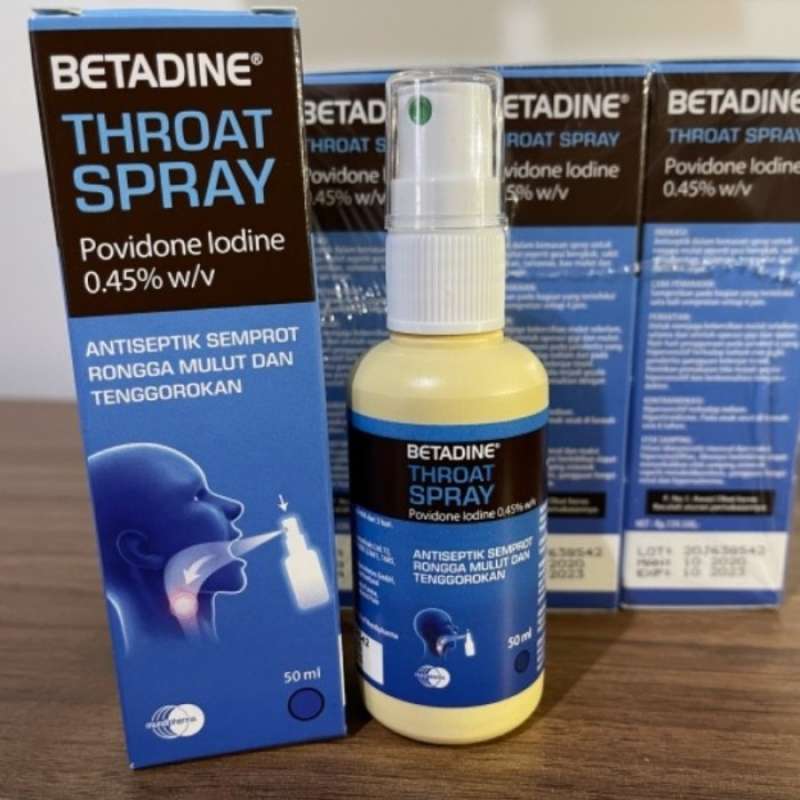 Jual betadine sore throat spray di Seller LatopiaStore - Wanajaya, Kab ...
