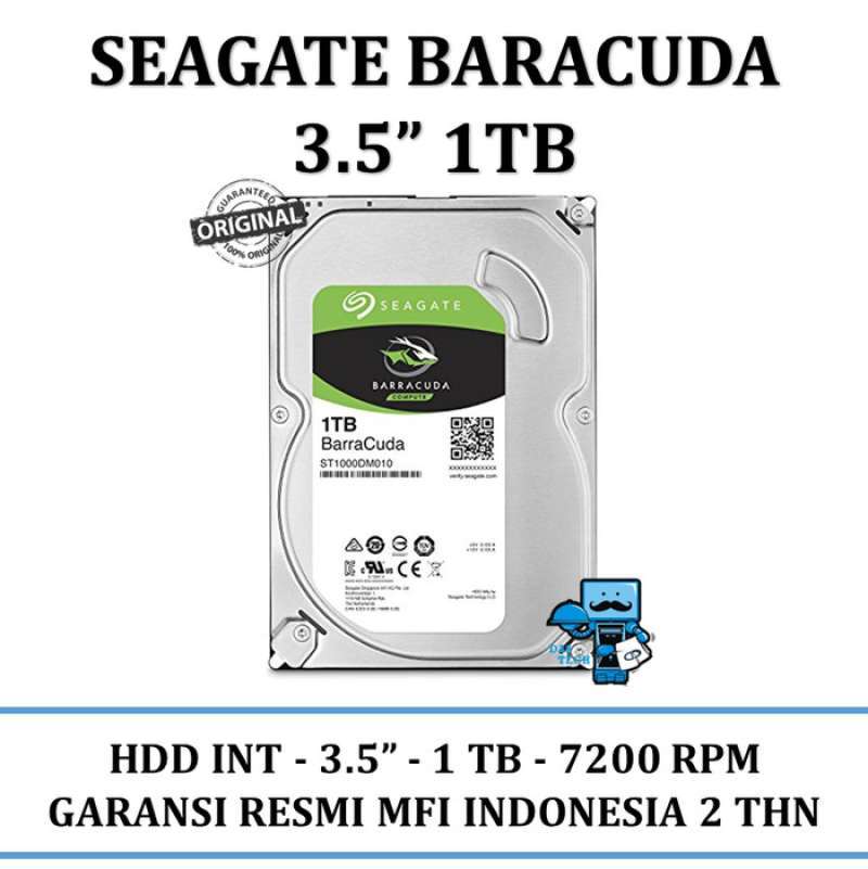 Promo Seagate 3.5 Inch 1 Tb Sata Internal Pc Hdd / Harddisk Diskon 14% di Seller Ghazlan Store ...