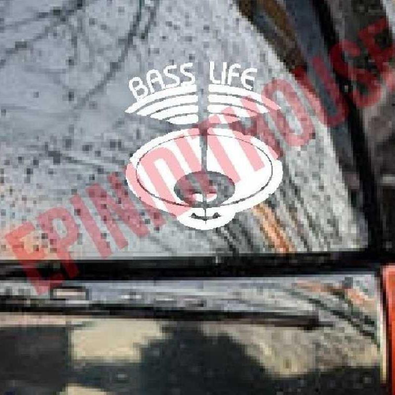 Jual Stiker Bass Life Speaker Sound Cutting Sticker Motor Mobil Laptop ...