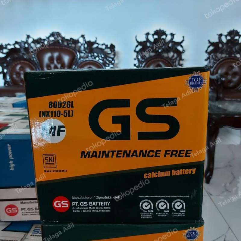 Jual Aki GS Astra MF 80D26L di Seller Telaga Adil - Ivana | Blibli