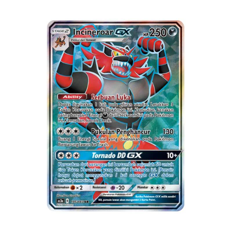Jual Pokemon Incineroar GX AS3a 195/183 SR di Seller Cryotech Card ...
