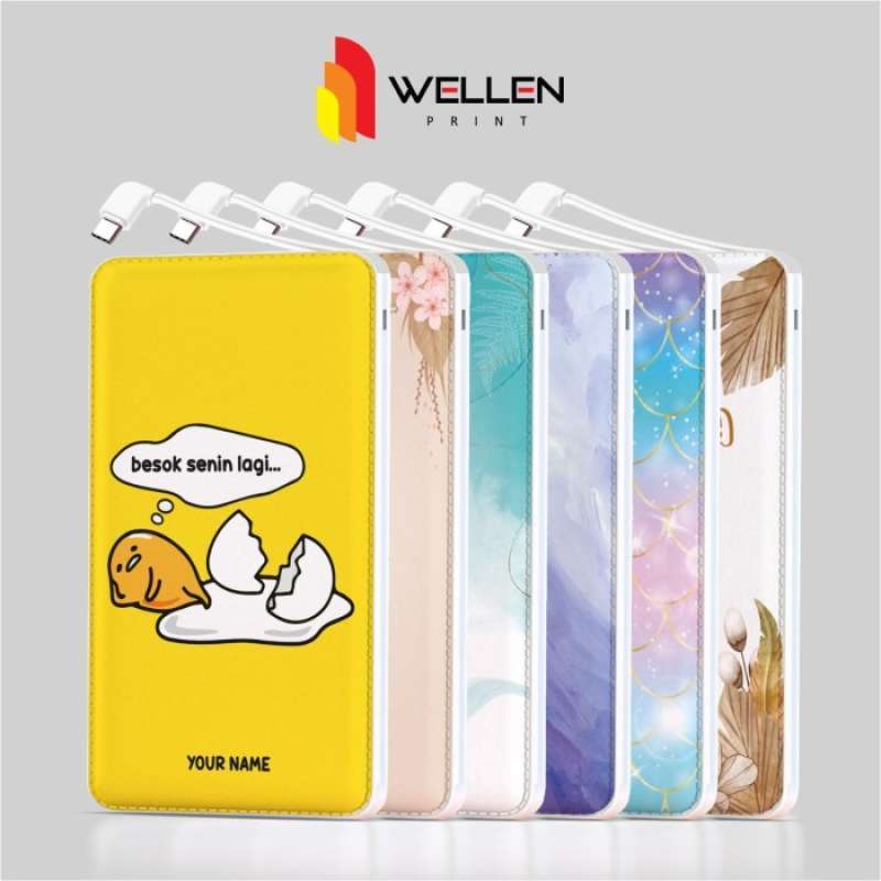 Jual Power Bank Custom Print Uv / Souvenir Powerbank 10000 Mah Cetak ...